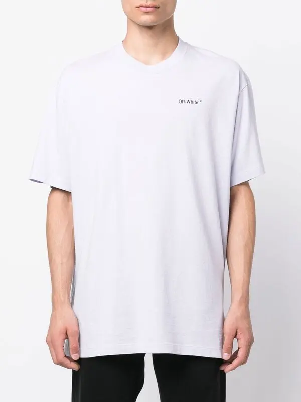 Off-White Caravaggio Arrow Short-sleeve T-shirt - Purple