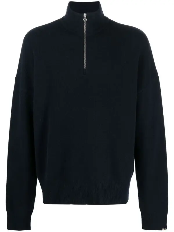 Extreme Cashmere High-neck Zipped Jumper