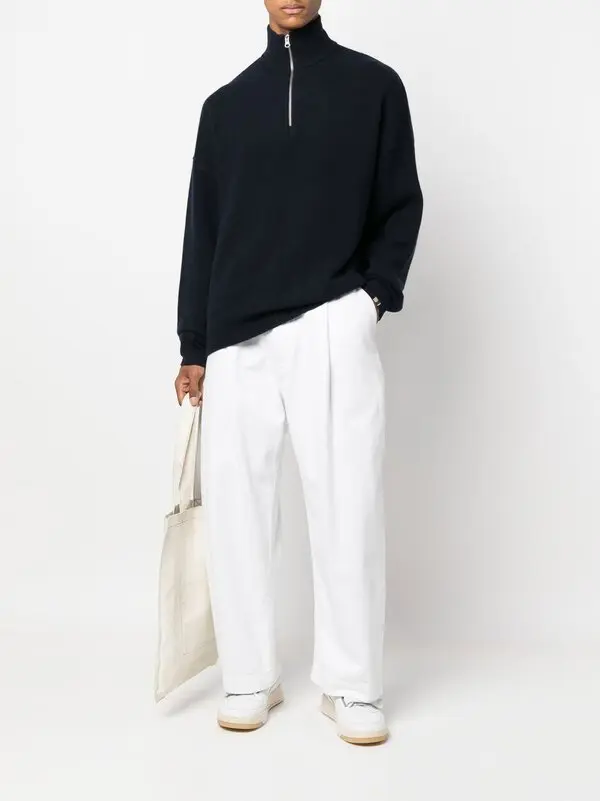 Extreme Cashmere High-neck Zipped Jumper