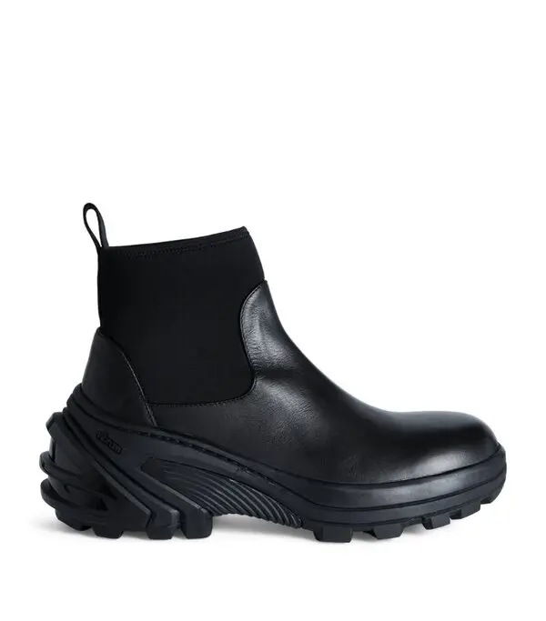  1017 Alyx 9sm Leather Chelsea Boots With Removable Sole