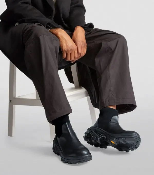  1017 Alyx 9sm Leather Chelsea Boots With Removable Sole