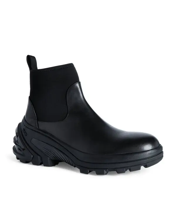  1017 Alyx 9sm Leather Chelsea Boots With Removable Sole