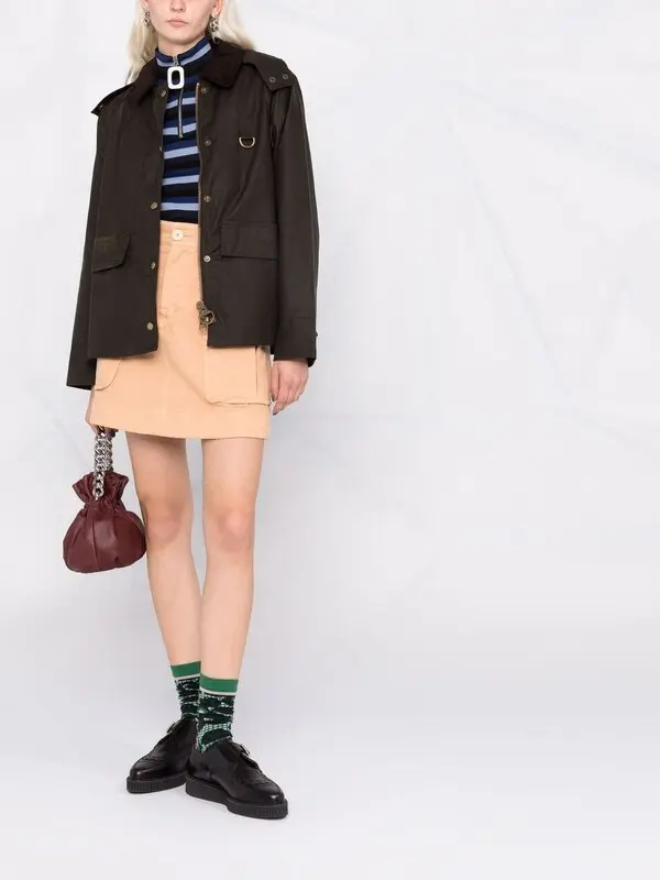 Barbour Avon Wax-cotton Hooded Jacket
