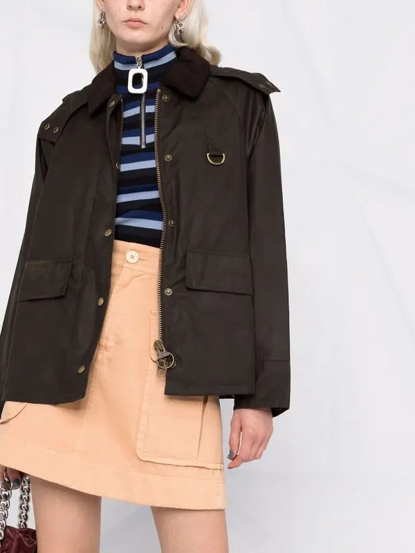 Barbour Avon Wax-cotton Hooded Jacket
