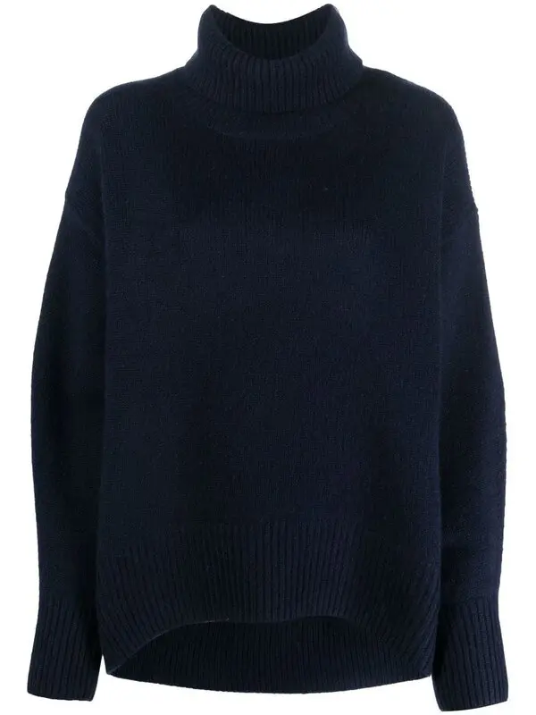 Arch4 Roll-neck Long-sleeve Jumper - Blue