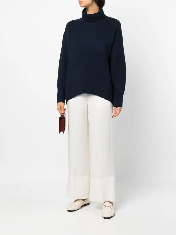 Arch4 Roll-neck Long-sleeve Jumper - Blue
