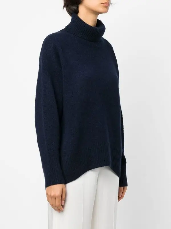 Arch4 Roll-neck Long-sleeve Jumper - Blue