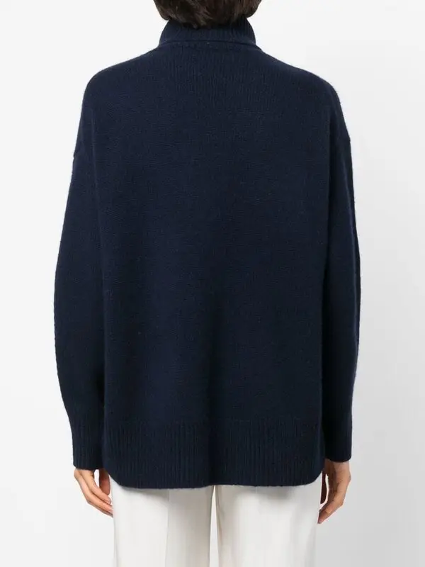Arch4 Roll-neck Long-sleeve Jumper - Blue