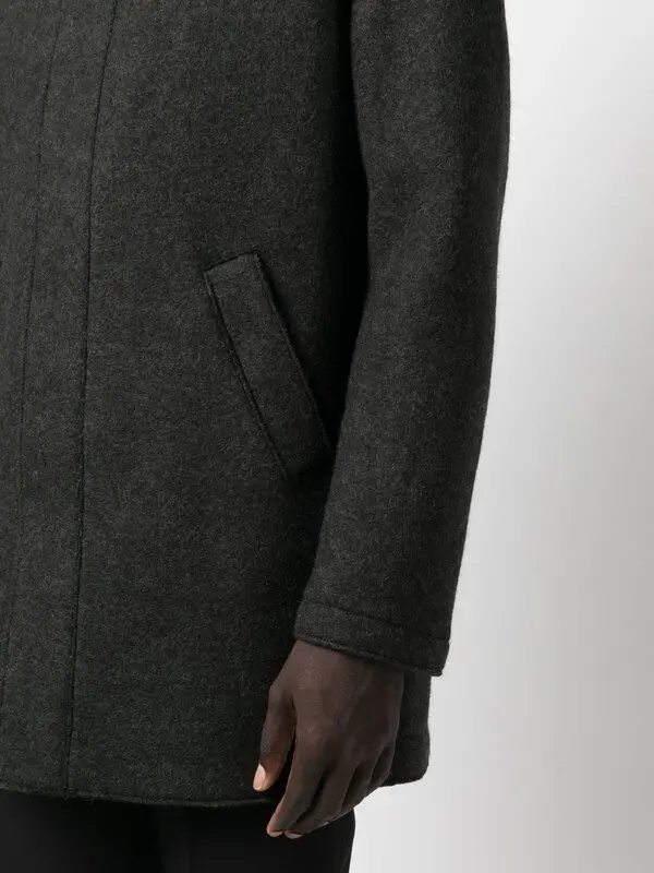 Harris Wharf London Hooded Wool Coat