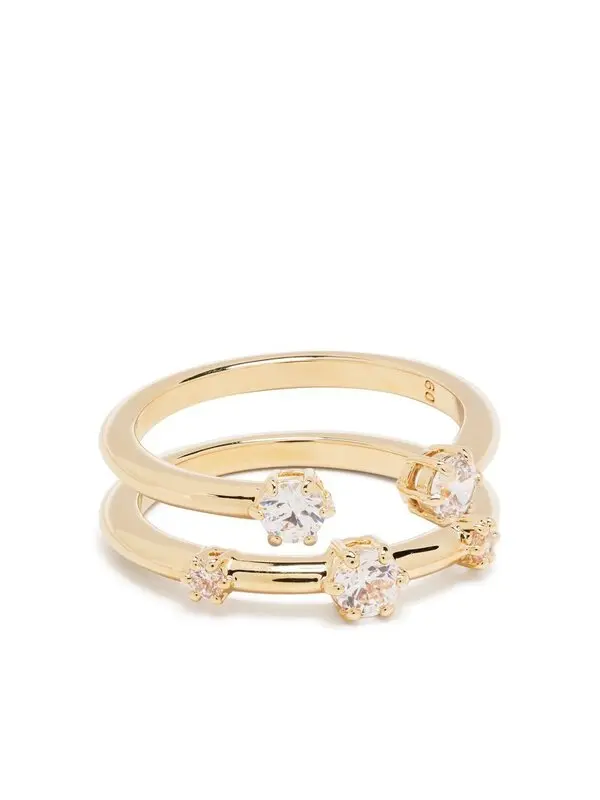 SWAROVSKI Contella Stacked Rings Set - Gold