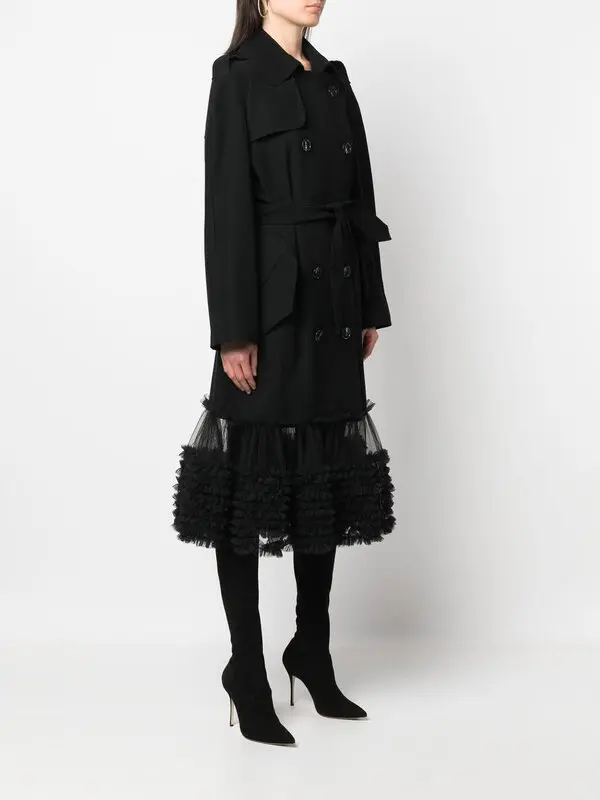 Viktor & Rolf Ruffle-hem Trench Coat