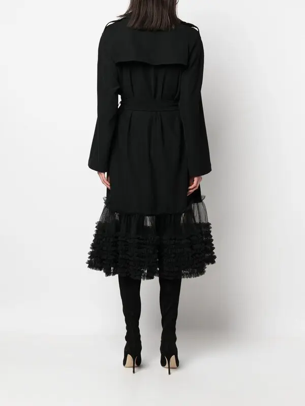 Viktor & Rolf Ruffle-hem Trench Coat