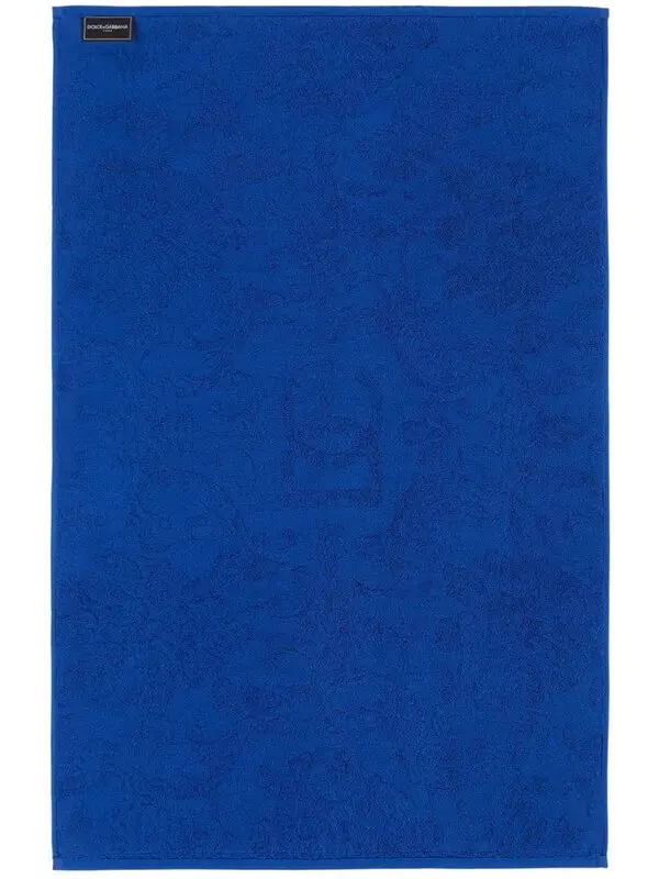 Dolce & Gabbana Cotton Terry Bath Mat - Blue