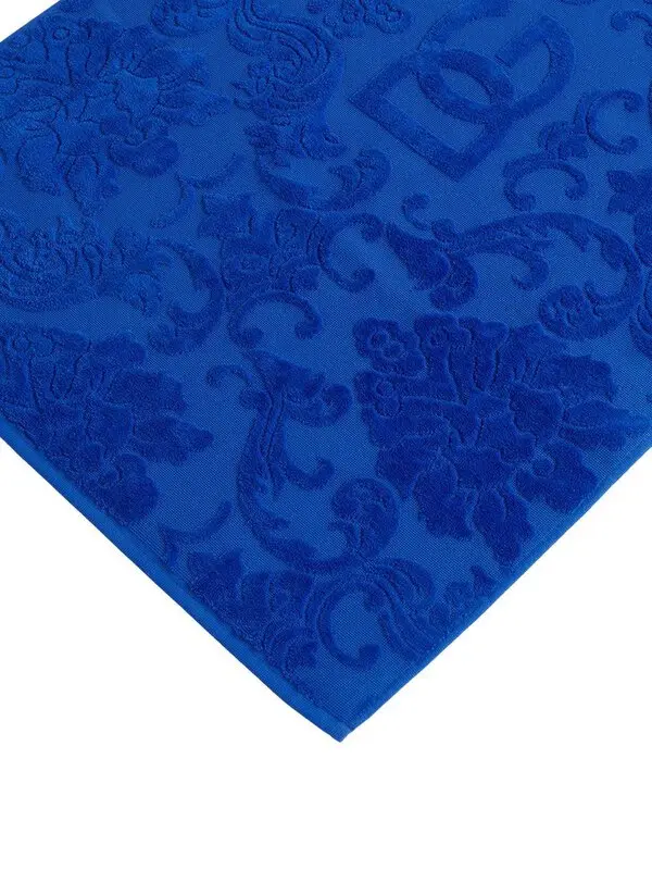 Dolce & Gabbana Cotton Terry Bath Mat - Blue
