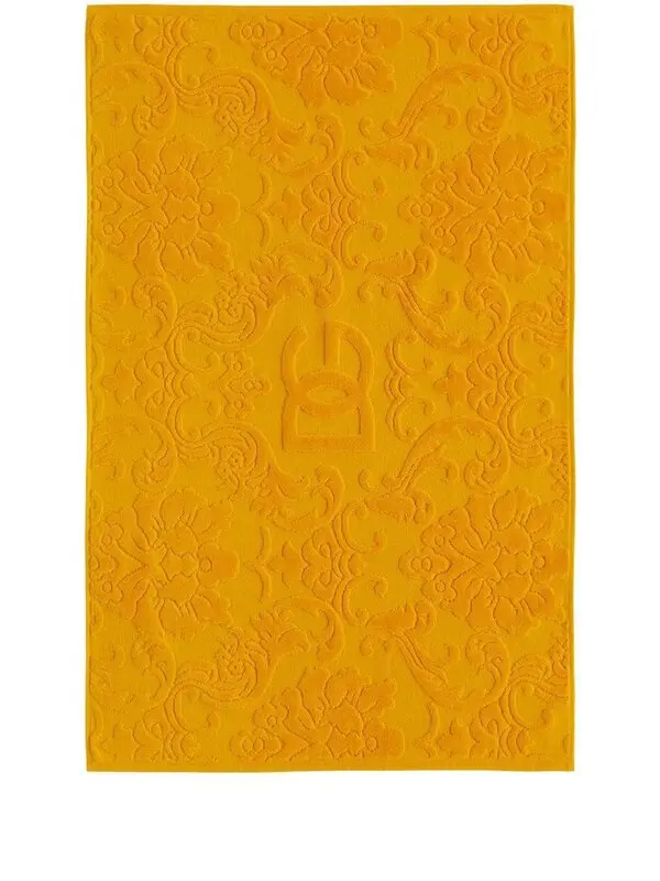 Dolce & Gabbana Cotton Terry Bath Mat - Yellow