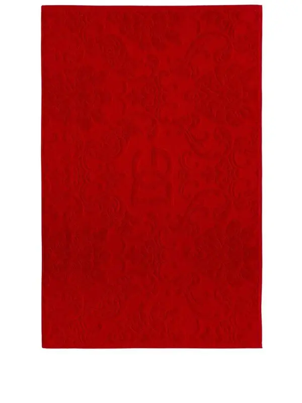 Dolce & Gabbana Cotton Terry Bath Mat - Red