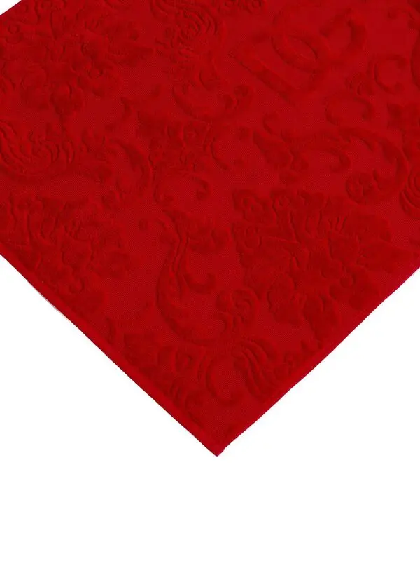 Dolce & Gabbana Cotton Terry Bath Mat - Red