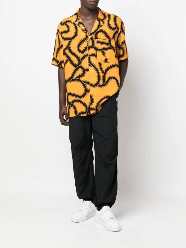 COUNTY OF MILAN Marcelo Burlon Drawstring-fastening Waistband Trousers