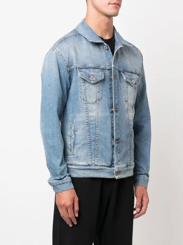 COUNTY OF MILAN Marcelo Burlon Logo-print Denim Jacket