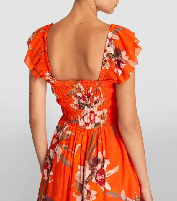 allsaints orange dress Allsaints Malika Dorada Mini Dress In Orange - 52% Off