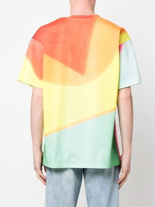 Moschino Logo Colour-block T-shirt