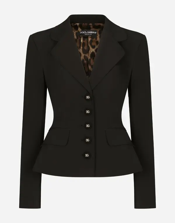 Dolce & Gabbana Technical Gabardine Jacket - Black