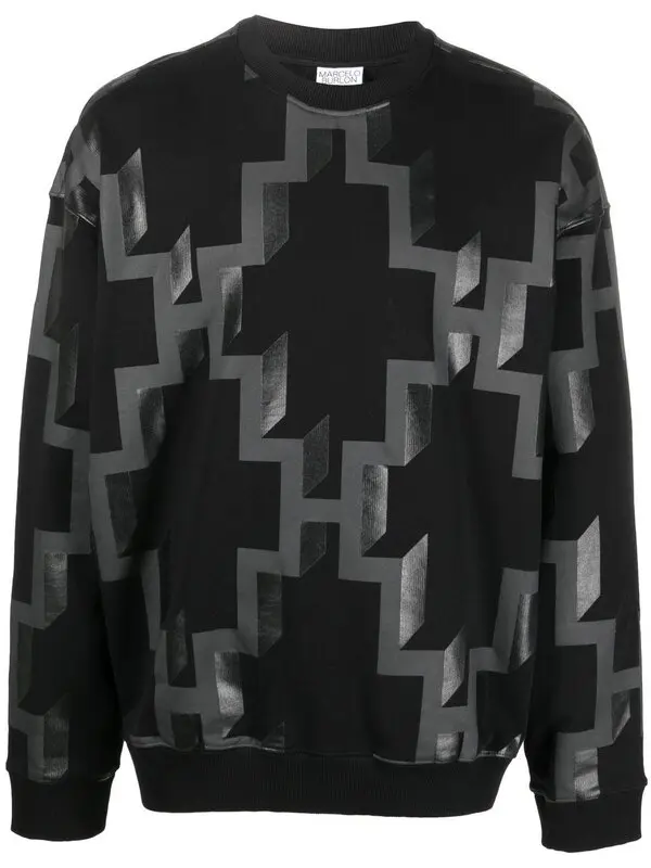 COUNTY OF MILAN Logo-print Cotton Sweatshirt
