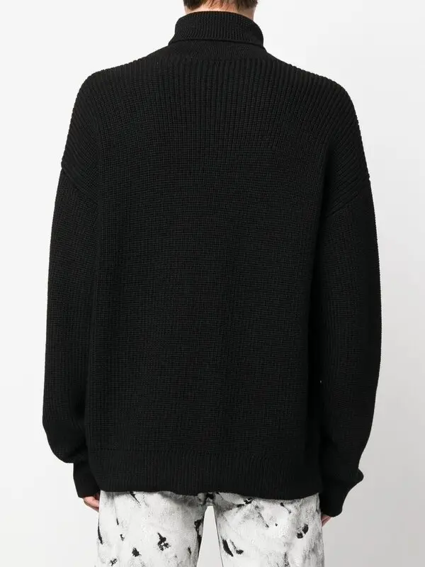 Heron Preston Embroidered Roll-neck Jumper