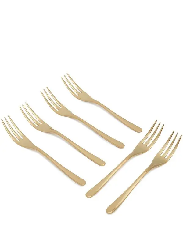 SAMBONET Taste Dessert-fork 6-piece Set - Gold