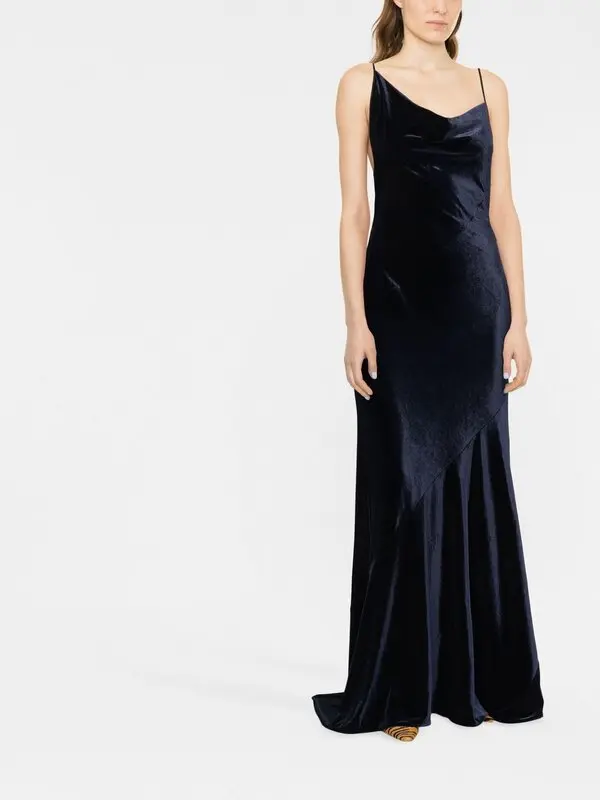 Philosophy Di Lorenzo Serafini Cowl-neck Sleeveless Gown