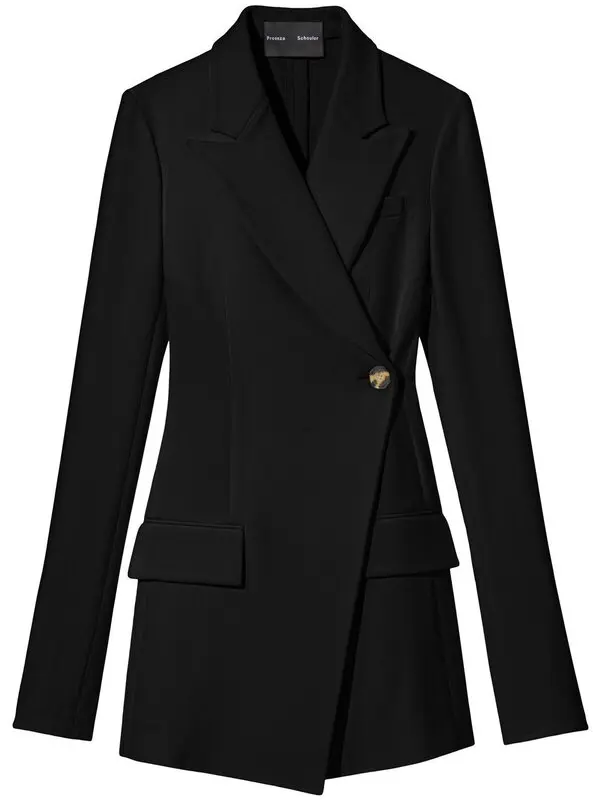 Proenza Schouler Double-breasted Peak-lapel Blazer