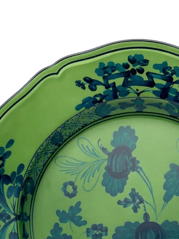 GINORI 1735 Oriente Italiano Porcelain Charger Plate - Green
