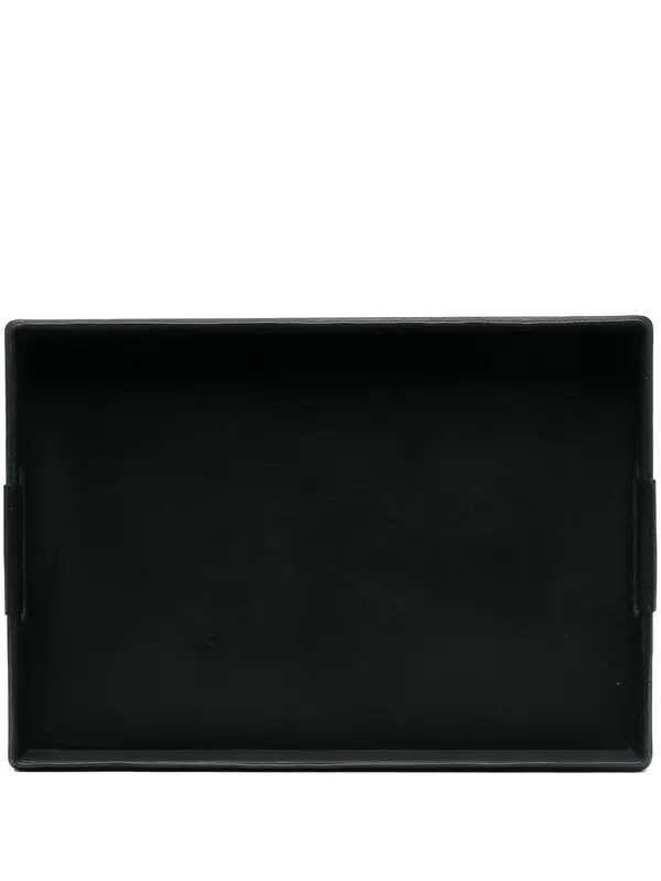 Ralph Lauren Small Wyatt Leather Tray - Black
