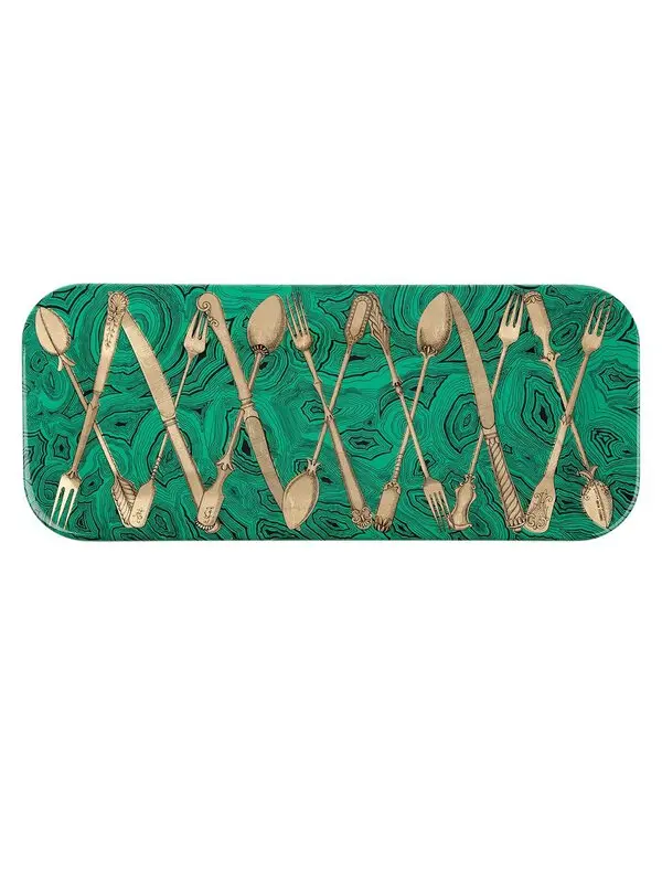 FORNASETTI Posateria Cutlery Tray - Green