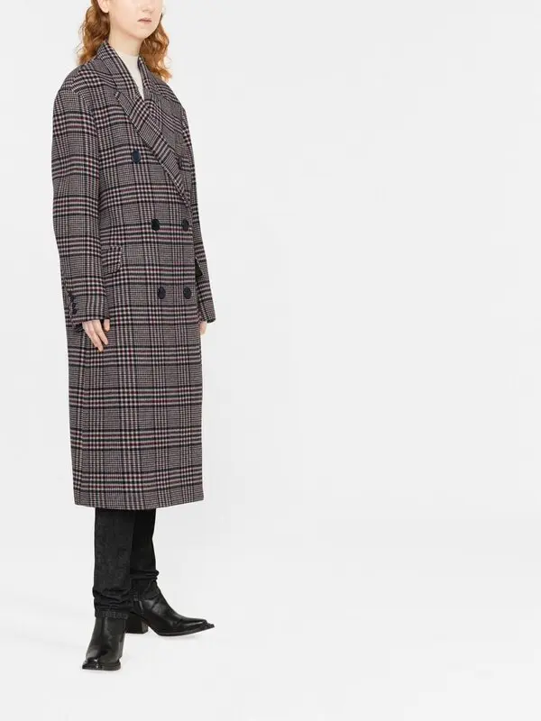 Isabel Marant Étoile Checked Wool Coat
