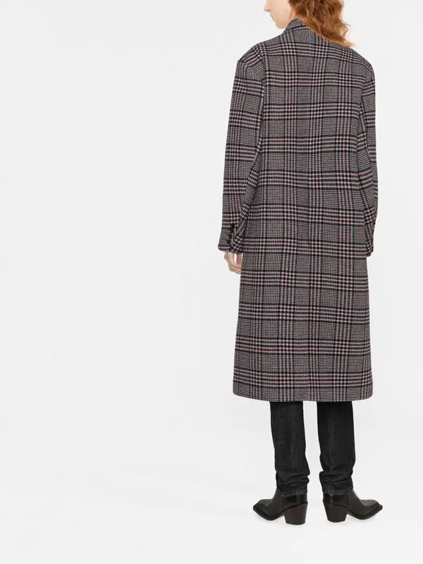 Isabel Marant Étoile Checked Wool Coat