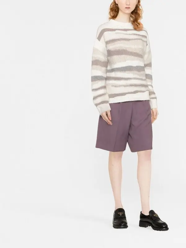Fabiana Filippi Striped Crew Neck Jumper