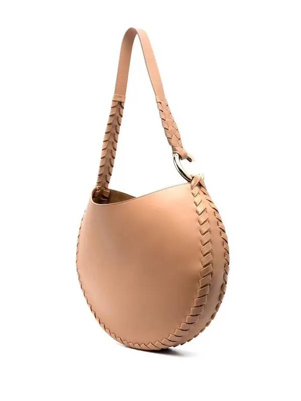 Chloé Moon Leather Shoulder Bag - Neutrals