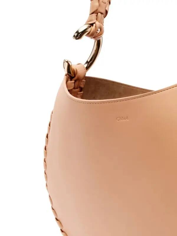 Chloé Moon Leather Shoulder Bag - Neutrals