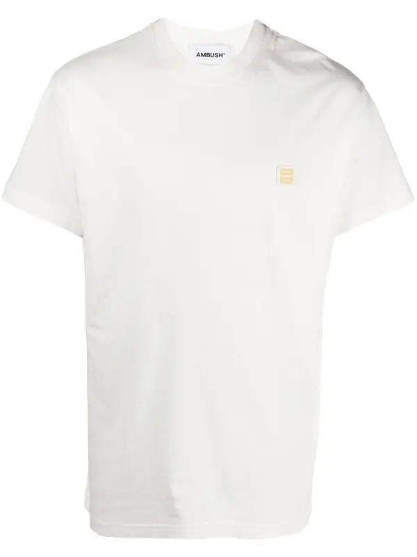 AMBUSH Patch-detail Cotton T-shirt - Neutrals