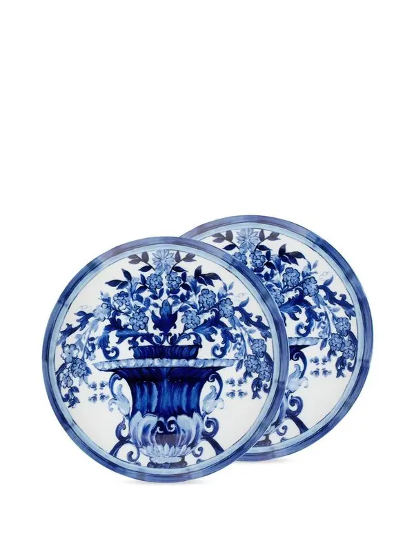 Dolce & Gabbana Porcelain Bread Plates - White
