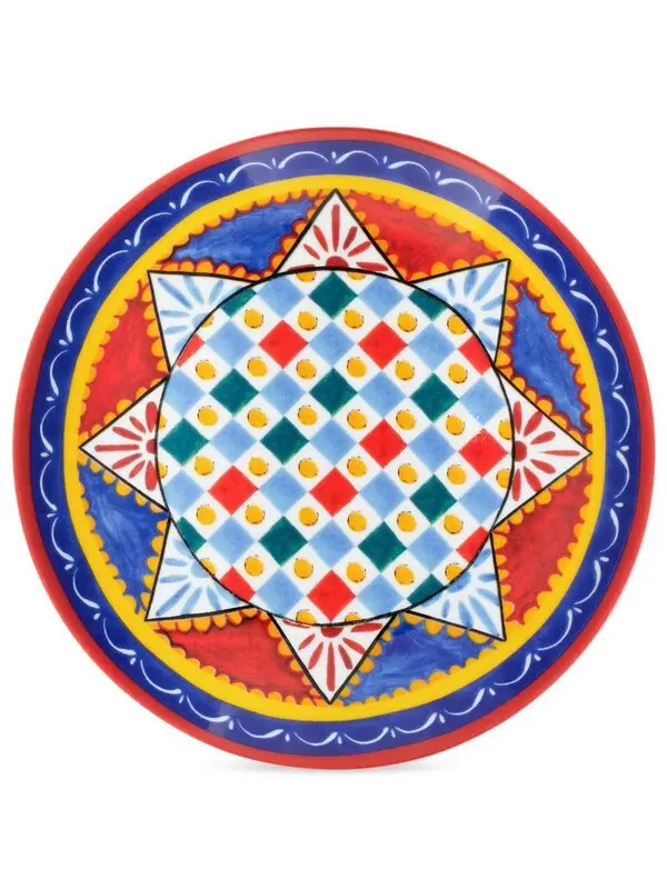 Dolce & Gabbana Porcelain Dessert Plates - Blue