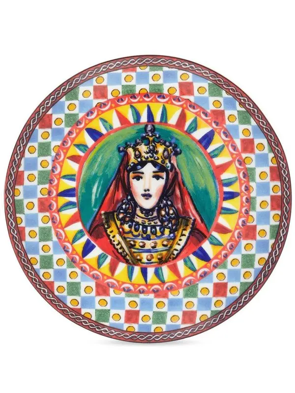 Dolce & Gabbana Porcelain Bread Plates - Multicolour