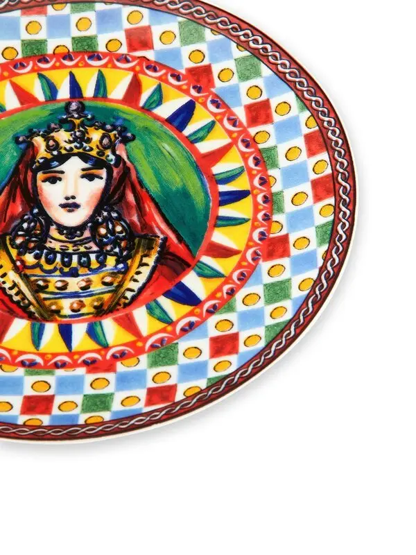 Dolce & Gabbana Porcelain Bread Plates - Multicolour