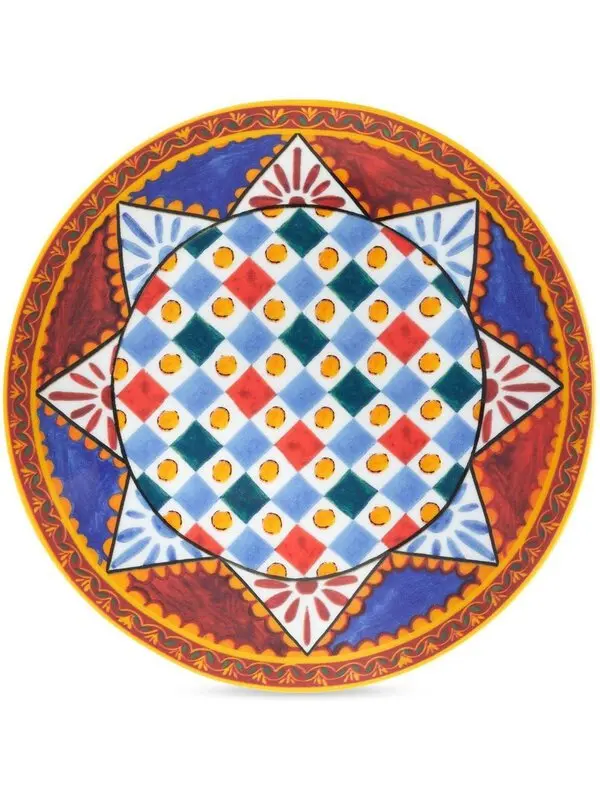 Dolce & Gabbana Porcelain Bread Plates - Blue