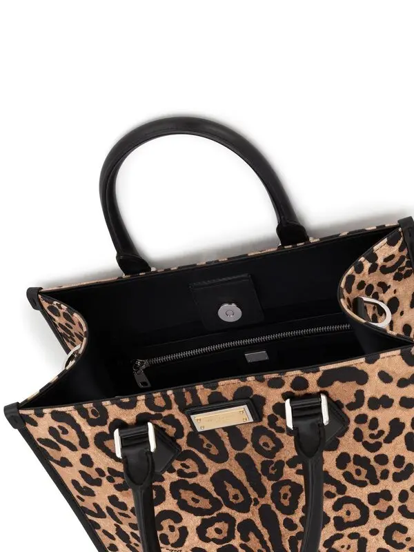 Dolce & Gabbana Leopard Print Tote Bag