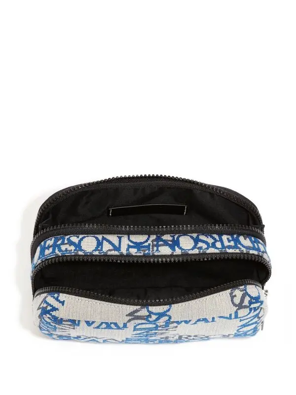 JW Anderson Logo-jacquard Canvas Zipped Pouch