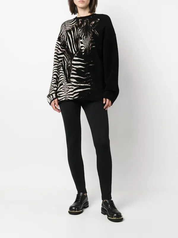Roberto Cavalli Zebra-print Jumper