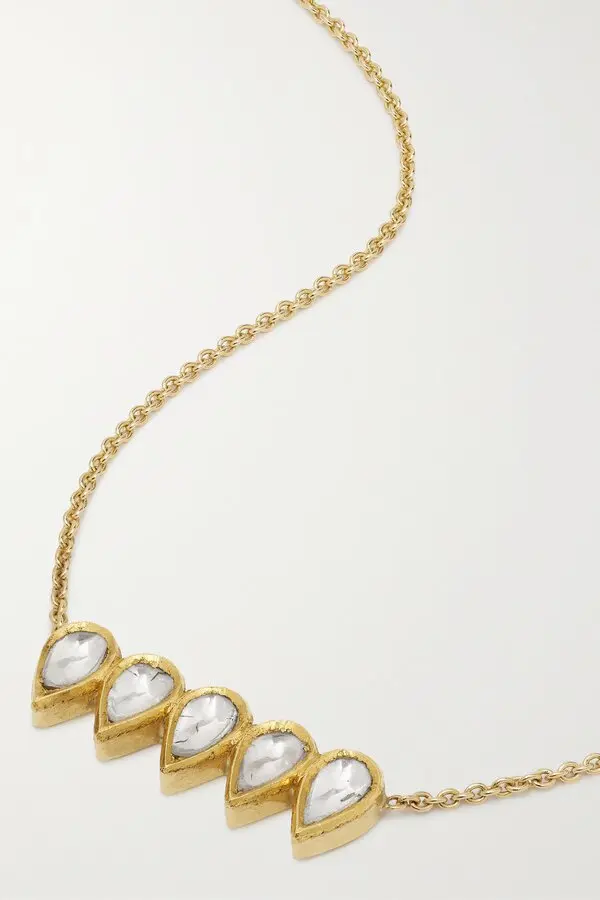 AMRAPALI LONDON 14-karat Diamond Necklace - Gold