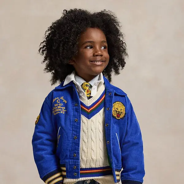 Ralph Lauren Corduroy Varsity-inspired Jacket